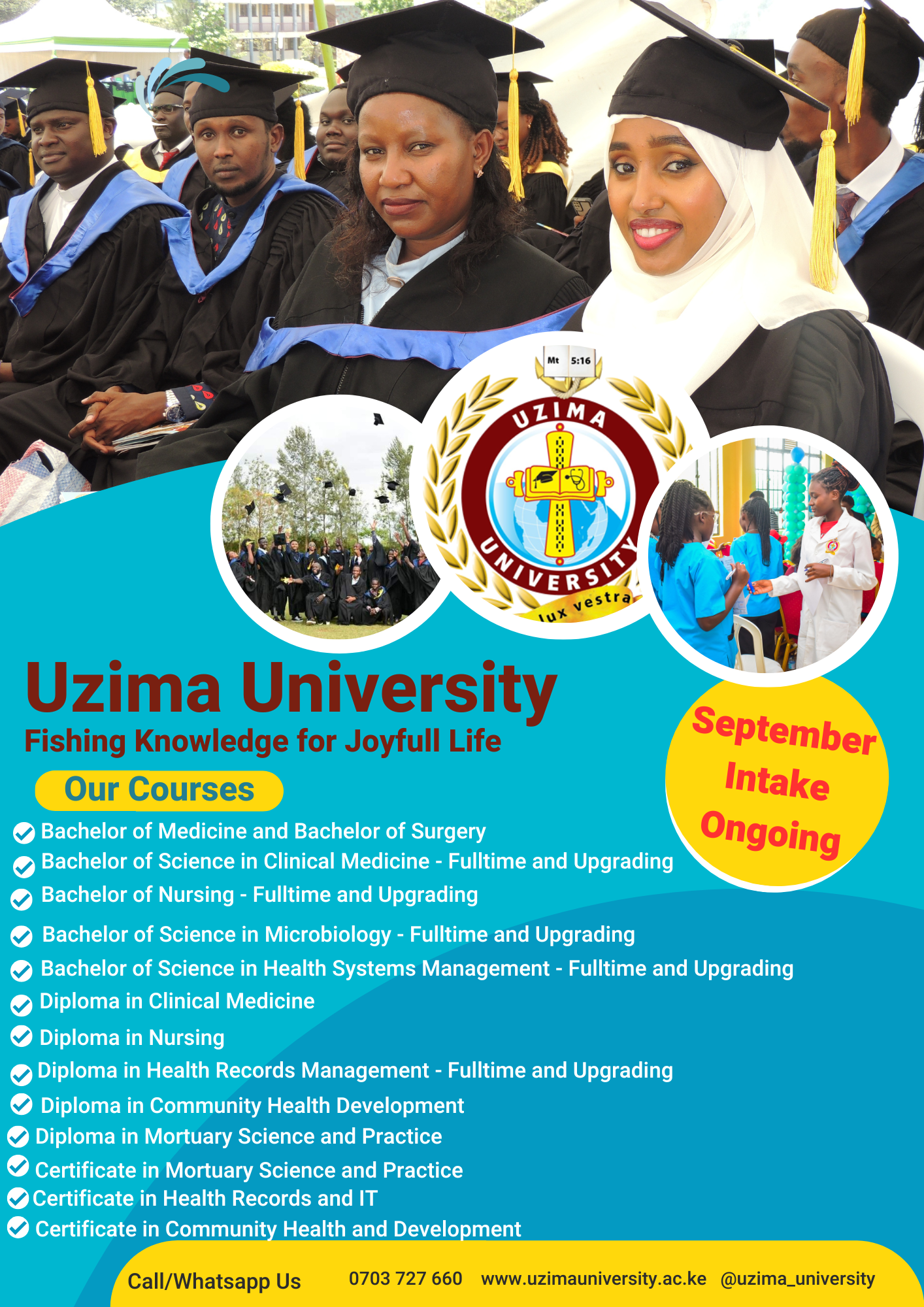 Accessing Uzima University Student Portal - Jua Kenya